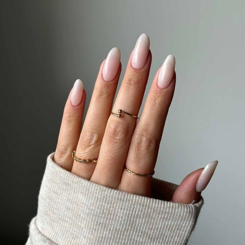 Popsicle Light Translucent Pink Nail Powder | Elegant Wedding Nail ...