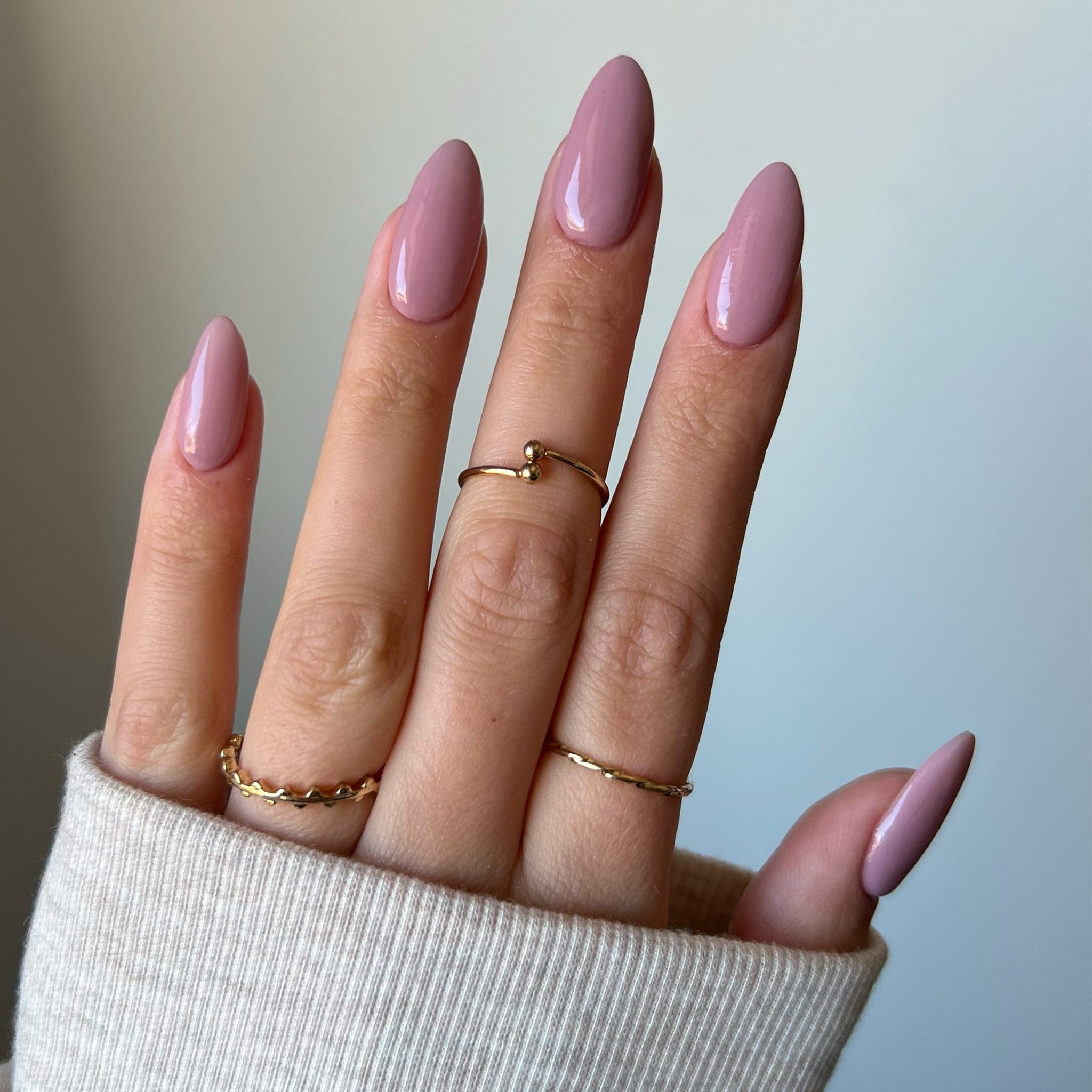 Yours Truly Neutral Mauve Pink Nail Powder | Neutral Nail Designs ...